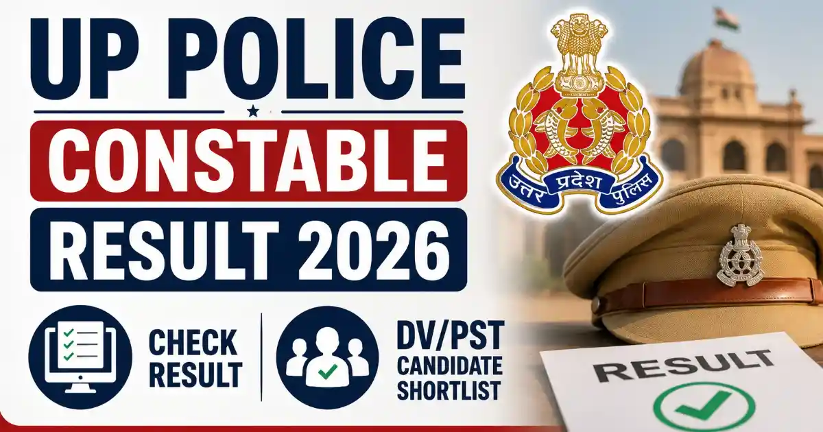 UP Police Constable Result 2026 – Check Result and DV/PST Candidate ...